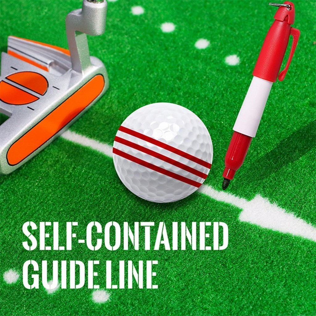 Golf Ball Marker Stencil Alignment Scribe Tool for Golf Ball Bright ... Golf Ball Marker Stencil Alignment Scribe Tool for Golf Ball Bright ...