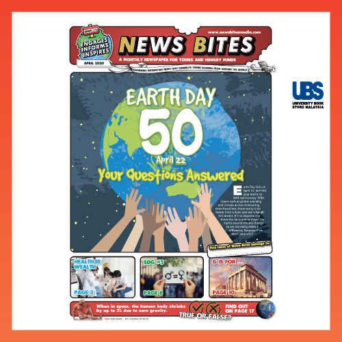 News Bites 7: Earth Day (Newspaper for Kids & Teens) | Shopee Malaysia