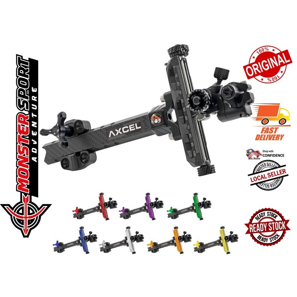 Axcel Archery Compound Sights Achieve XP UHM Carbon Bar Archery ...