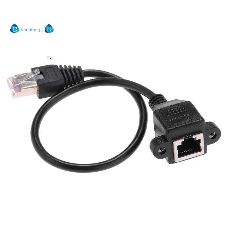 Rj45 RJ-45 Connector 2-Pack 1 Foot RJ45 Male To Female Ethernet ...
