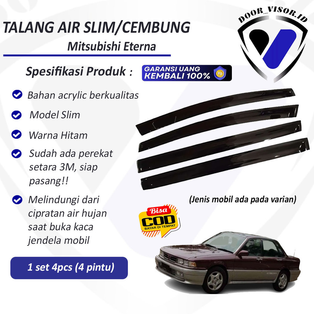 Mitsubishi Eterna slim model car water gutter 1set 4pcs | Shopee Malaysia