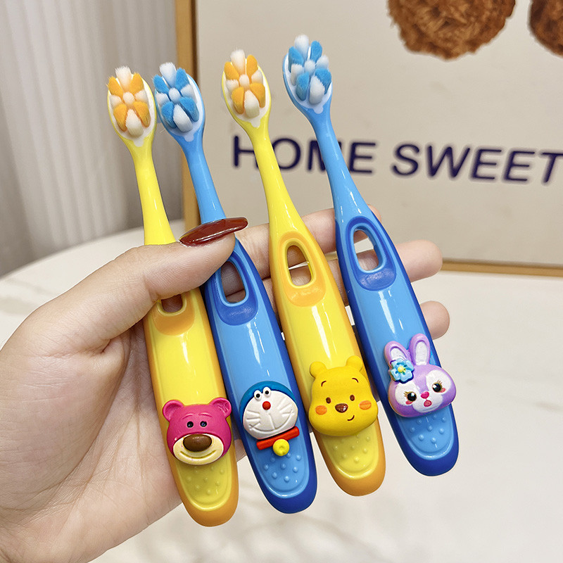 Strawberry Bear Toothbrush Children Ultra-Fine Ten Thousand Soft ...