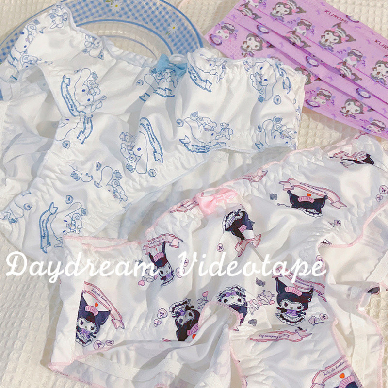 Girl Cute Kuromi Briefs, Cartoon Sweet Comfortable Milk Silk Panties ...