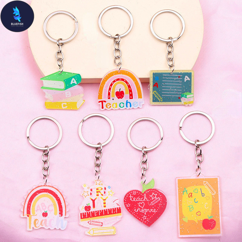 BF Keychain Hari Guru Hadiah Hari Guru Happy Teacher's Day Keychain TQ ...