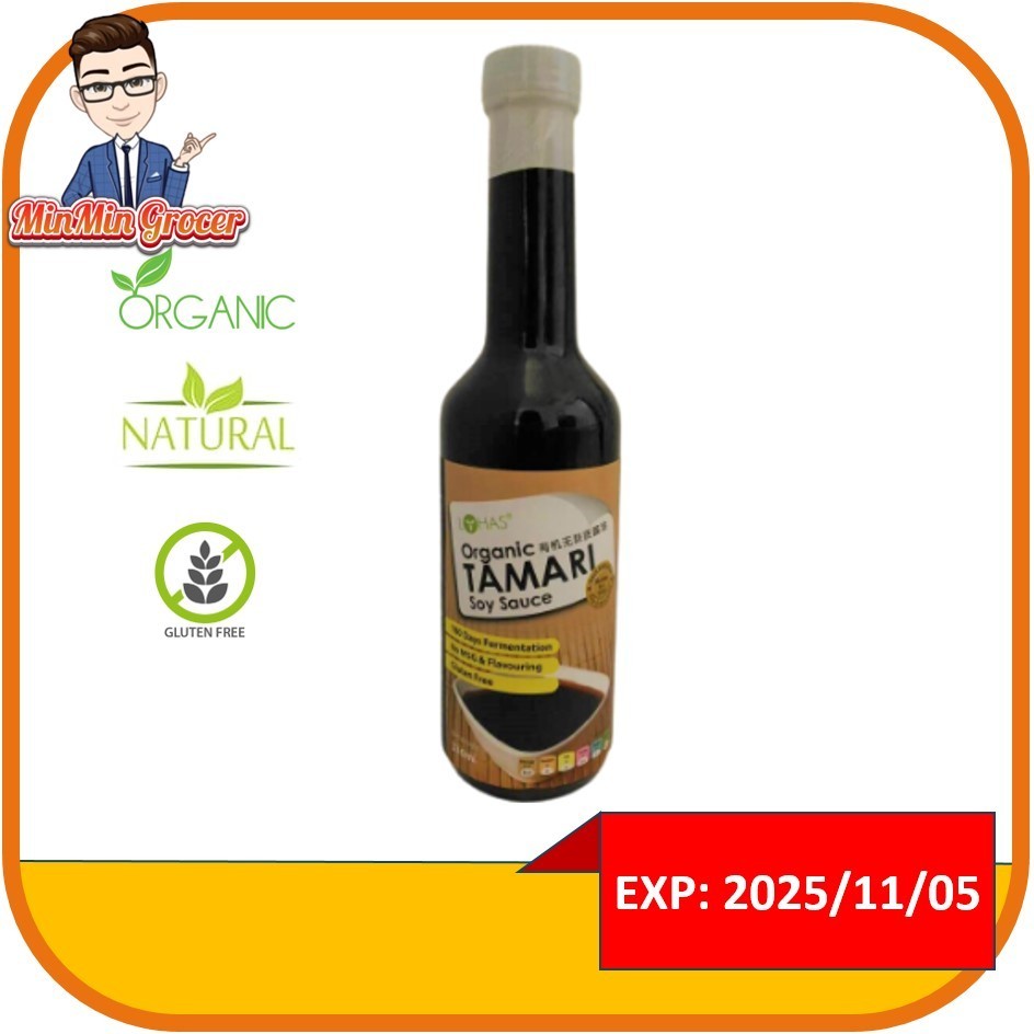 LOHAS Organic Tamari Soy Sauce 330ml (Gluten Free) 有机无麩質酱油 | Shopee ...