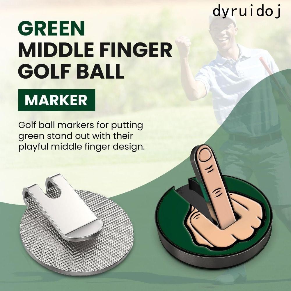 DYRUIDOJ Middle Finger Golf Ball Marker, Funny Golf Balls Ball Marker ...