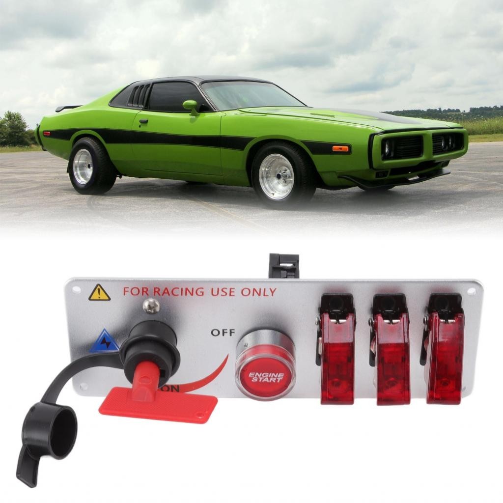 Honglai8 LED Toggle Switch Panel Indicator Light Ignition for Racing ...