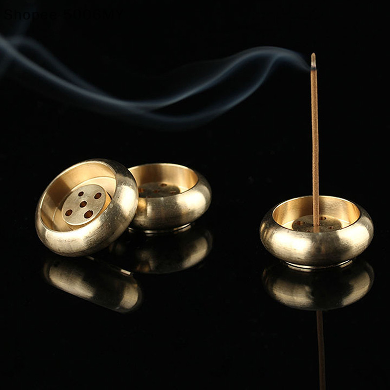 [HOT-J] 1pcs High Quality 5 Holes Mini Brass Incense Burner Incense ...