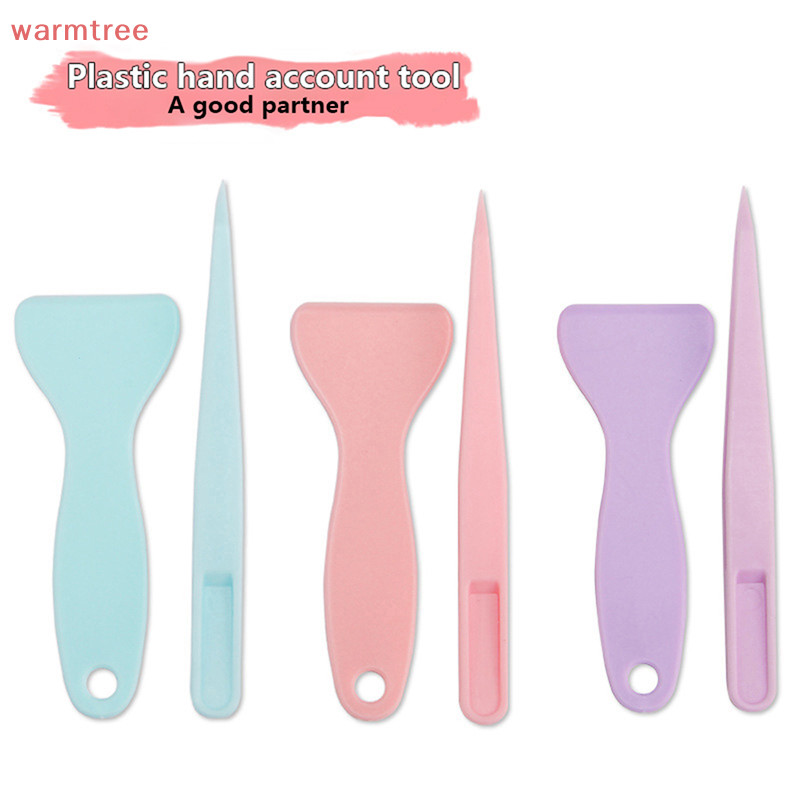 (warmtree) 1Set Cute Tweezers Scrapbook Sticker Hand Account Tools ...