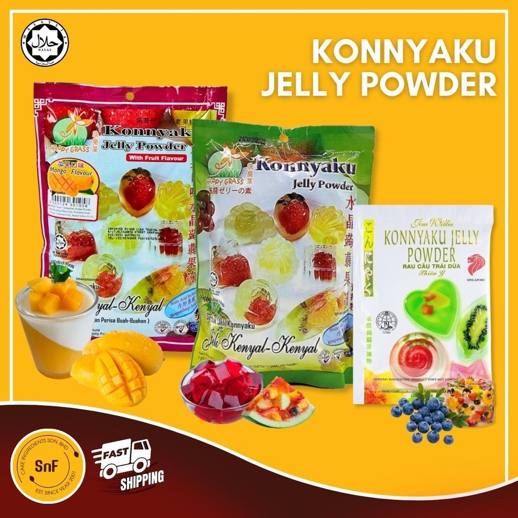 Konyaku Jelly Powder Original Konyaku Jelly Powder Mango Jelly Powder Serbuk Jelly Konnyaku ...