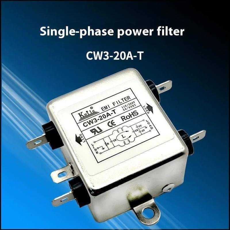 KEILS KEILS Power Filter 220V Single Phase CW3-20A-T Filter CW3-10A-T ...