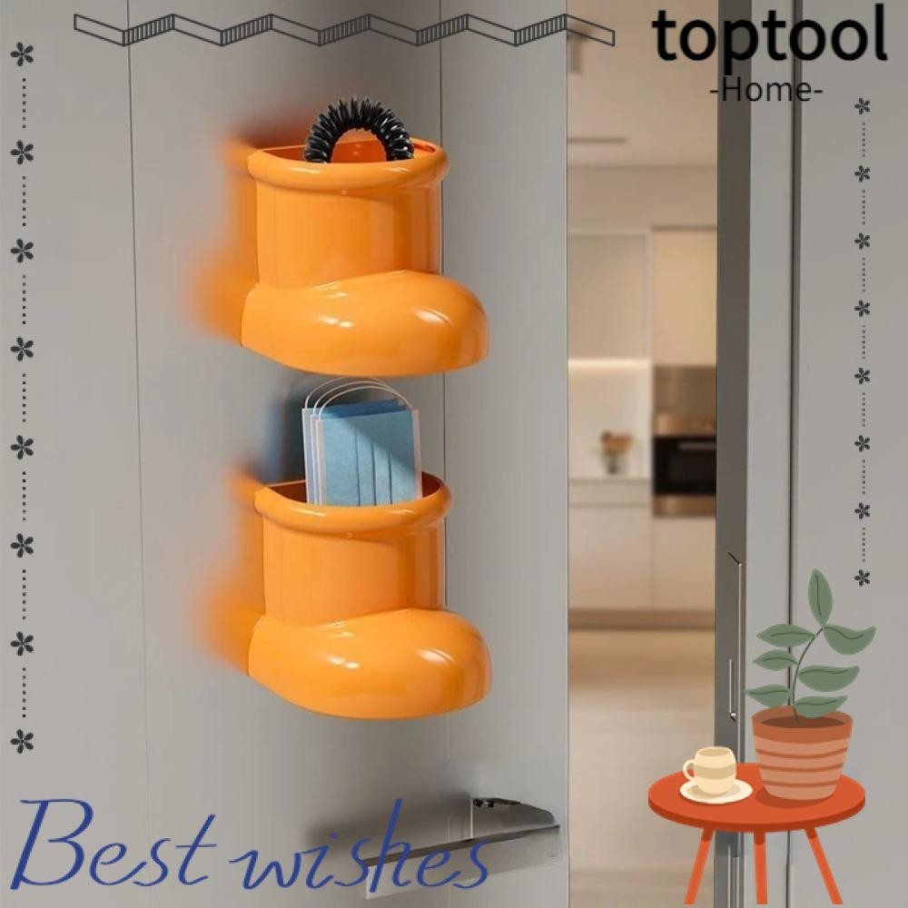 TOPTOOL Punch Free Storage Box, Punch Free Creative Magnetic Suction ...