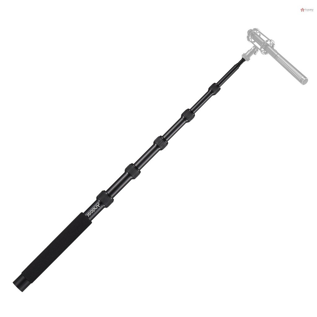 Andoer Handheld Microphone Boom Arm 6-Section Extendable Mic Arm ...