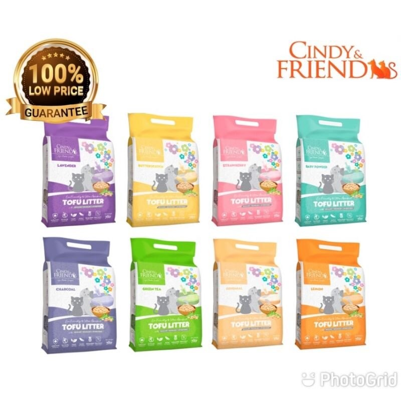 Cindy & Friend/Cindy's Recipe Tofu Cat Litter 7Ltr (Not guarantee ...