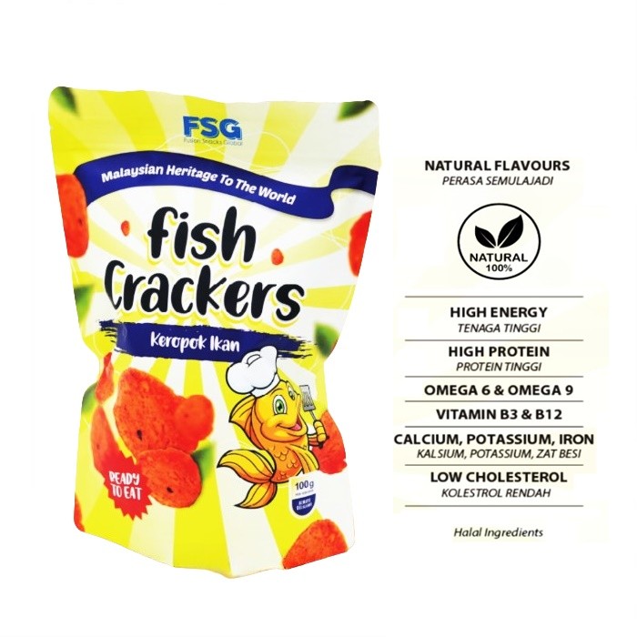 ( GV 88-50-02 ) Halal Healthy Fish Crackers , Nutritious & Tasty Snack ...