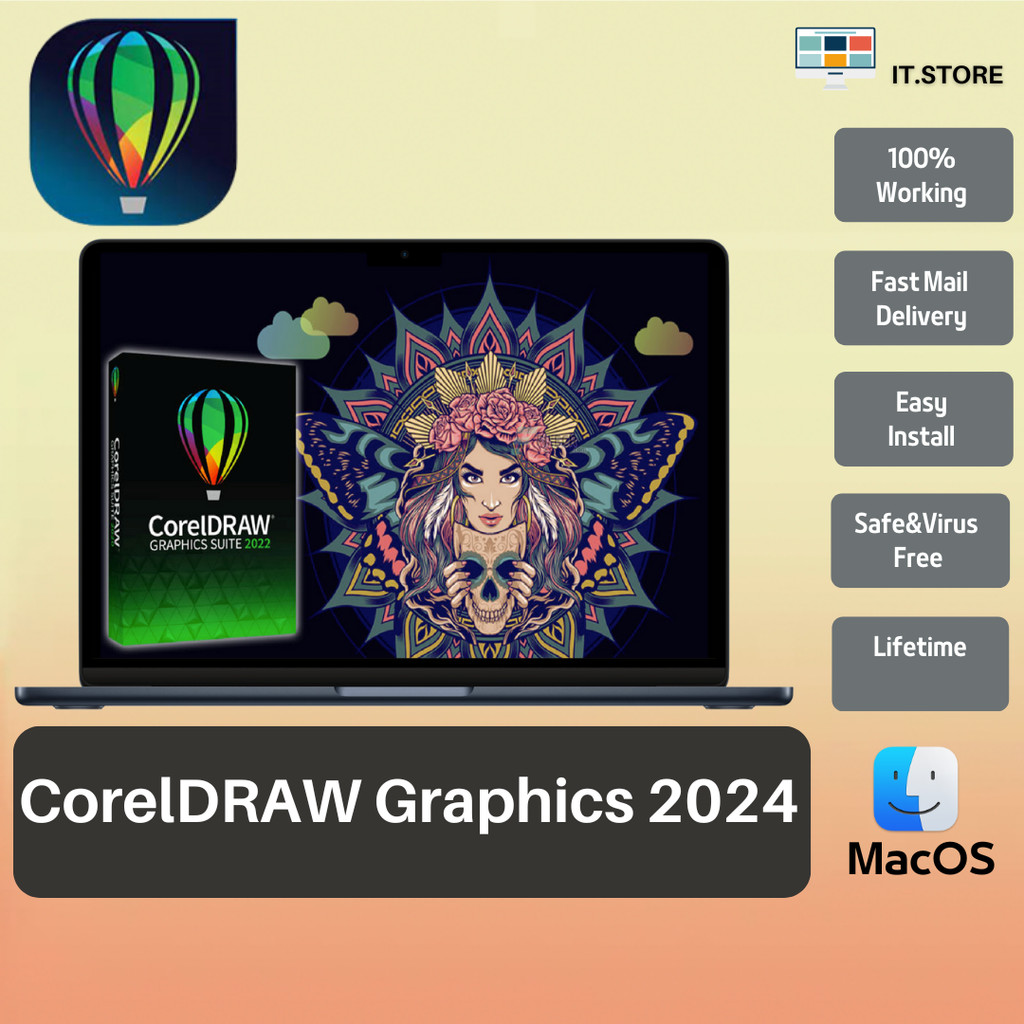 CorelDRAW Graphics 2024 MacOS – Creative design suite for vector ...