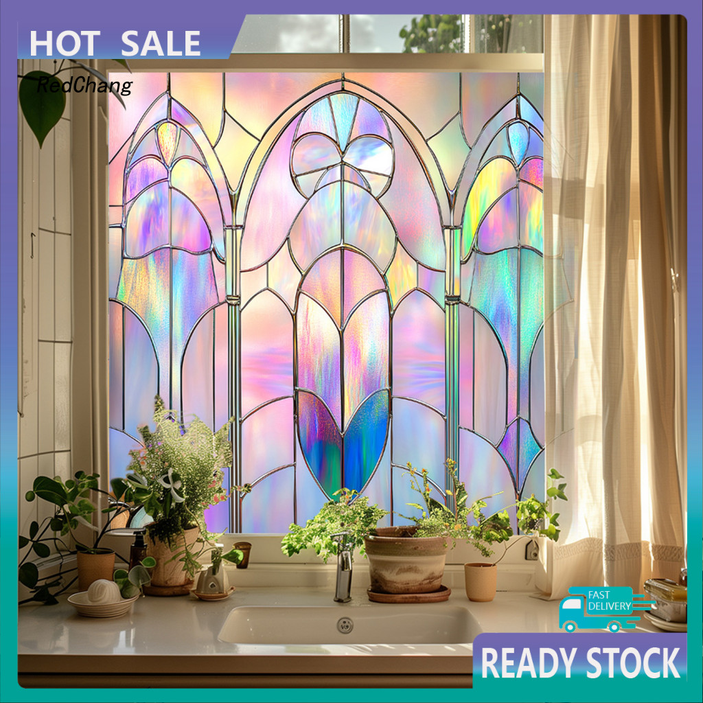 RC~ Removable Window Film Waterproof Window Film Stained Glass Window ...