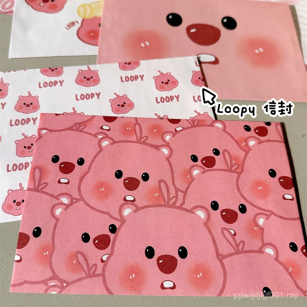 Kertas surat sampul surat Ruby LOOPY surat surat tulisan tangan kertas ...