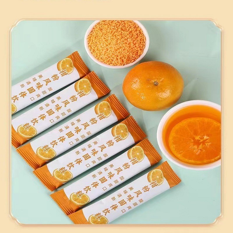 🔥🔥🔥Orange Powder Flavor Solid Drink Orange Juice Granules Milk Tea Shop ...