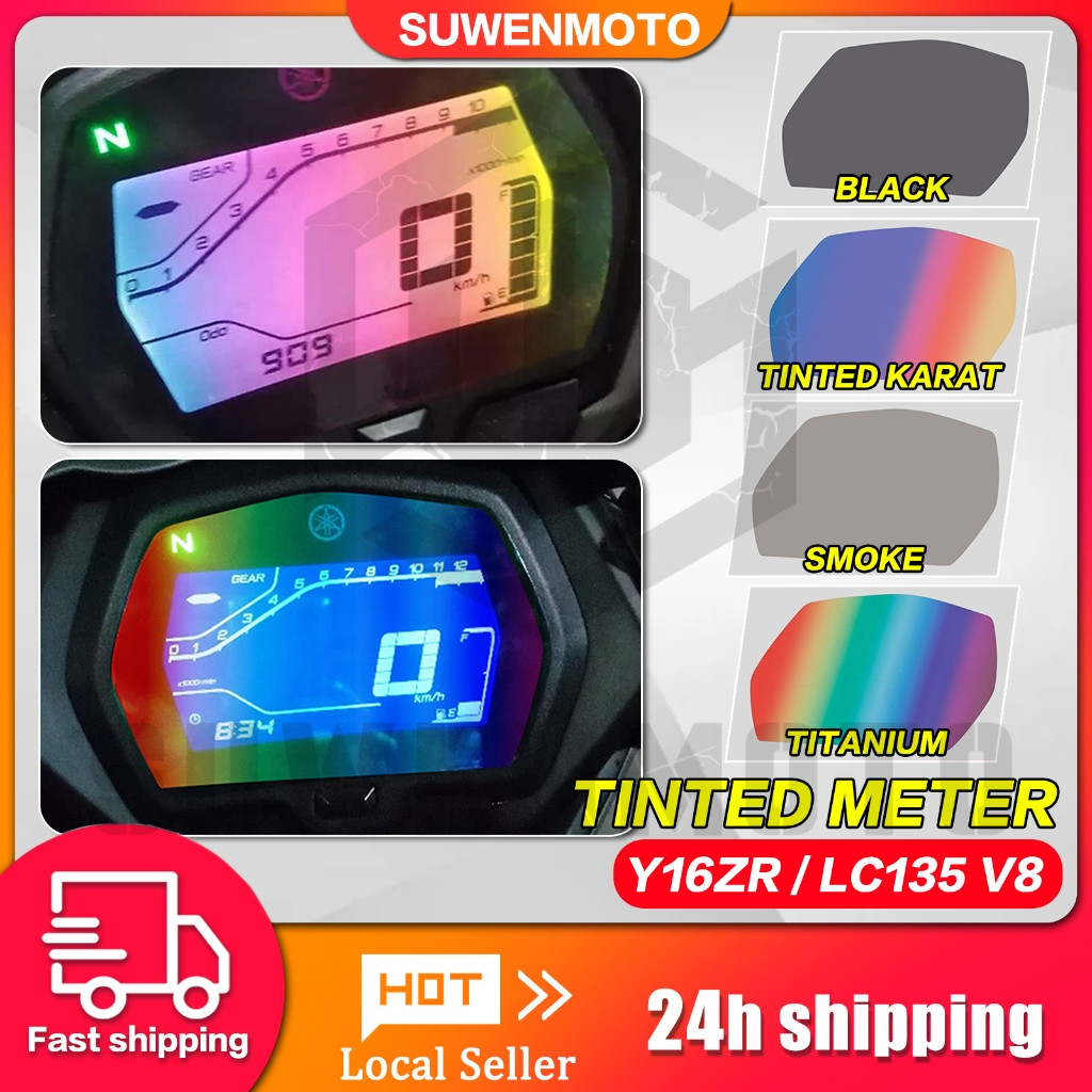 Tinted Meter LC135 FI V8 Y16ZR Instrument Membrane Titanium/ Karat ...