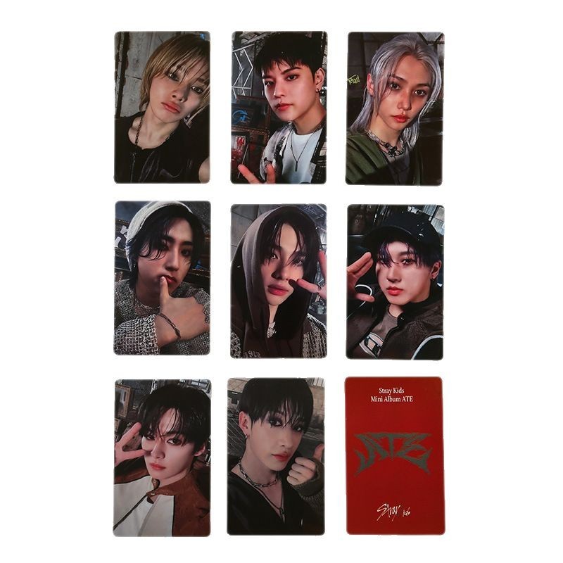 8-9pcs STRAY KIDS SKZ 5 CLOCK Lomo Cards HOP HIP 5th Fanmeeting Stay ...