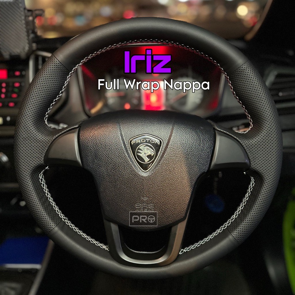 Cover Stereng Proton Iriz Persona VVT Lipas Custom Made Steering Cover ...