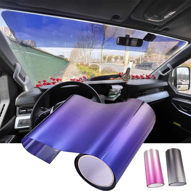 Car Front Windshield Sun Visor Protection Shade Sticker Window Sun ...