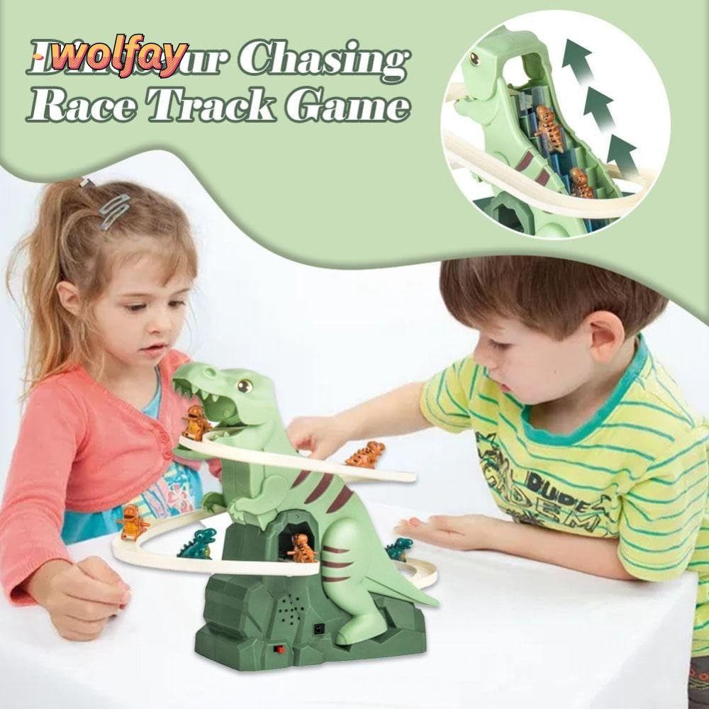 WOLFAY Dinosaur Ladder Toy, Educational Puzzle Playsets Dinosaur Stair ...