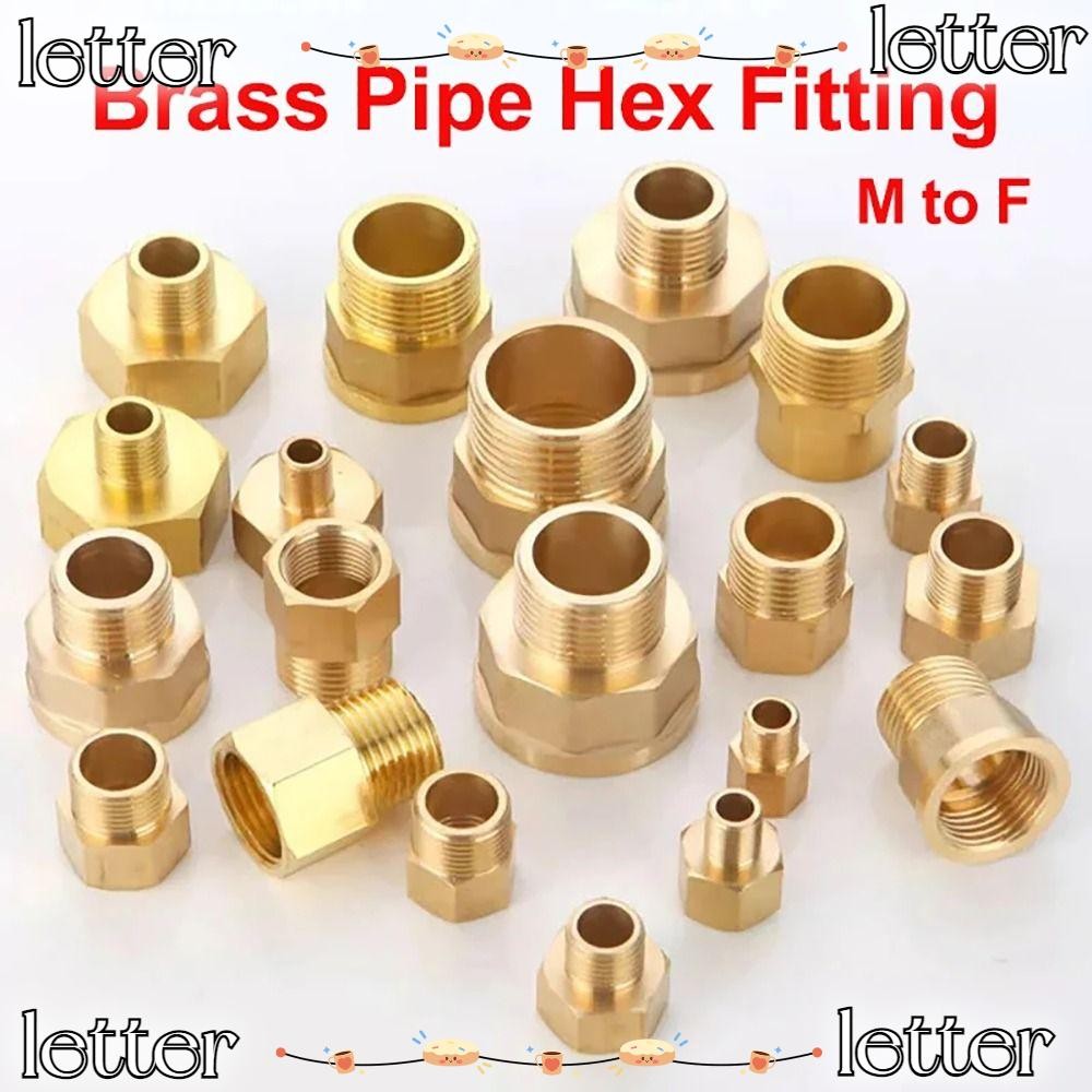 LETTER 1Pcs Hex Bushing Connectors, Coupler Connector Female to Male ...