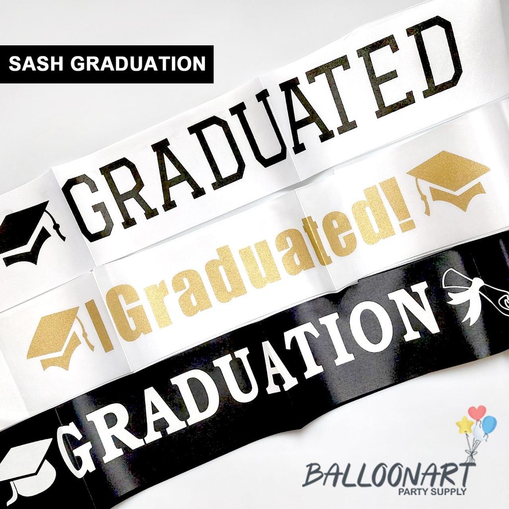 Graduated Sash/Graduation Sash/Graduation Sash | Shopee Malaysia