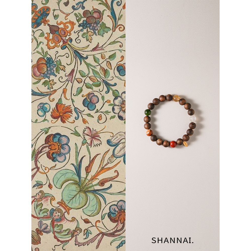 Shannai Asli "Kunling" Gelang Kayu Gaharu Qinan Asli Gaya Cina Baharu ...