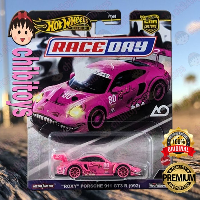 Hot Wheels Premium Race Day ROXY Porsche 911 GT3 R (992) Chase Diecast ...