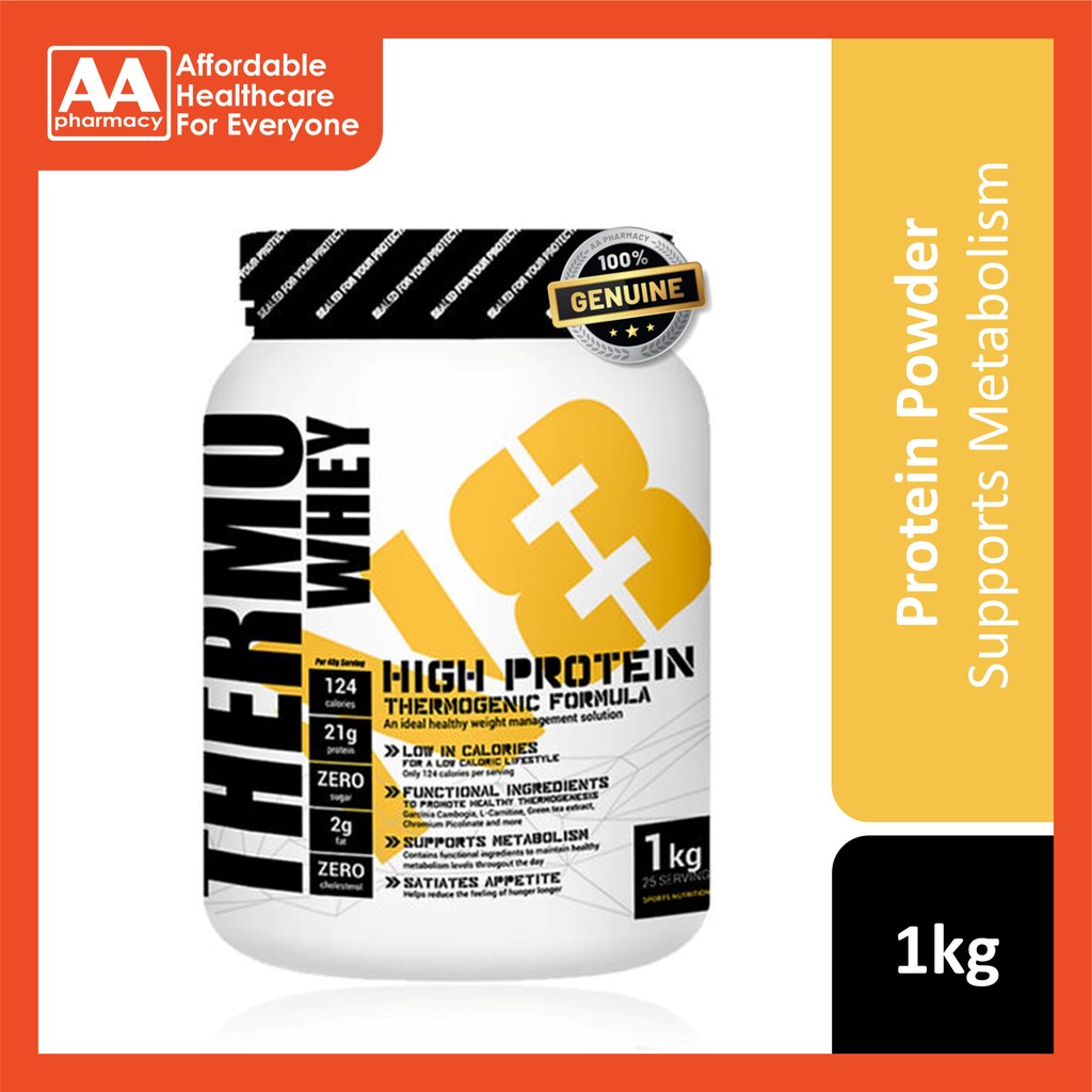 N8 Thermo Whey High Protein Thermogenic Formula 1kg (Chocolate Flavour ...