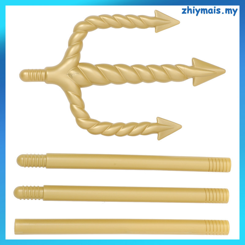 Devil Fork Foldable Walking Stick Three-pronged Scepter Prop Costume Accessories Halloween Pitch ...