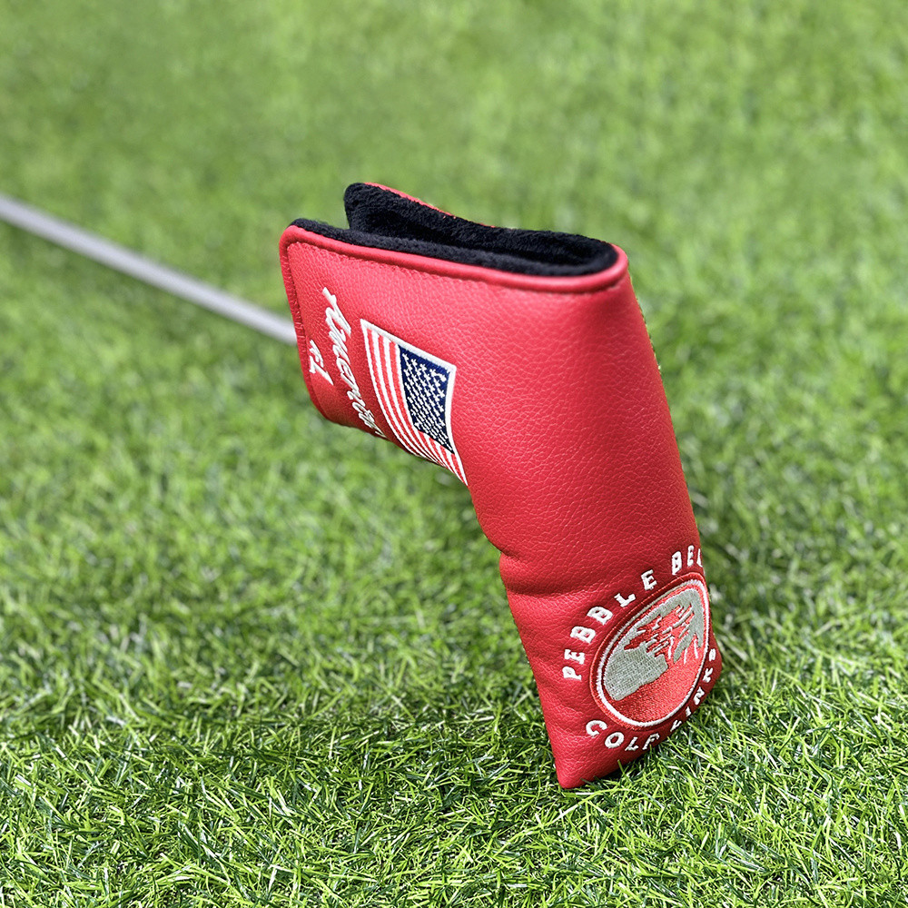Golf Club Cover Putter Cover USA1919 Retro Flat Right Angle Putter ...