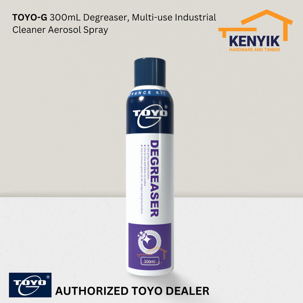 TOYO-G 300mL Degreaser, Multi-use Industrial Cleaner Aerosol Spray | Shopee Malaysia