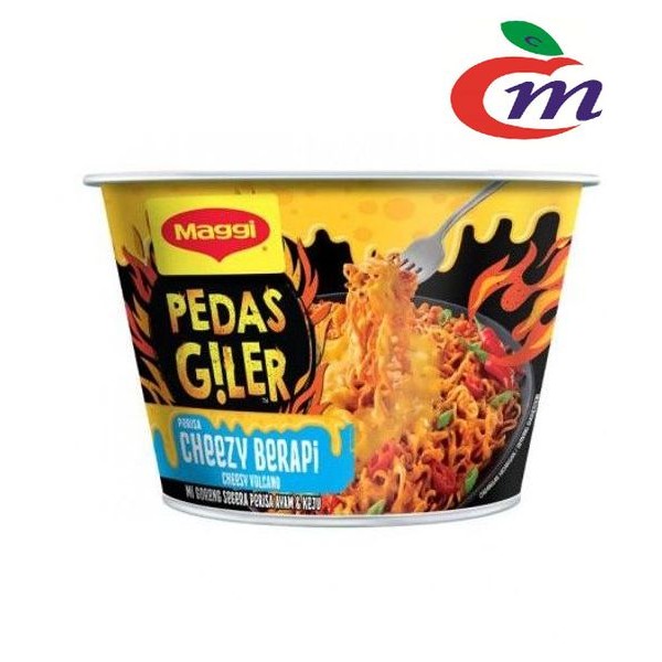 Maggi Pedas Giler Bowl Cheezy Berapi 93g | Shopee Malaysia