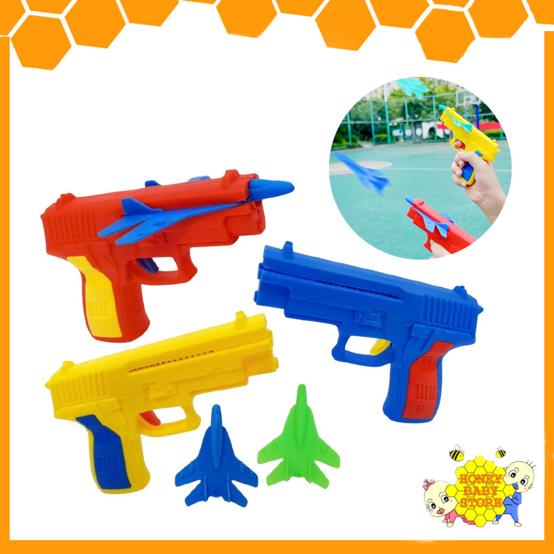 Kids Airplane Toy Kid Catapult Shooting Toys Small Aircraft Catapult ...