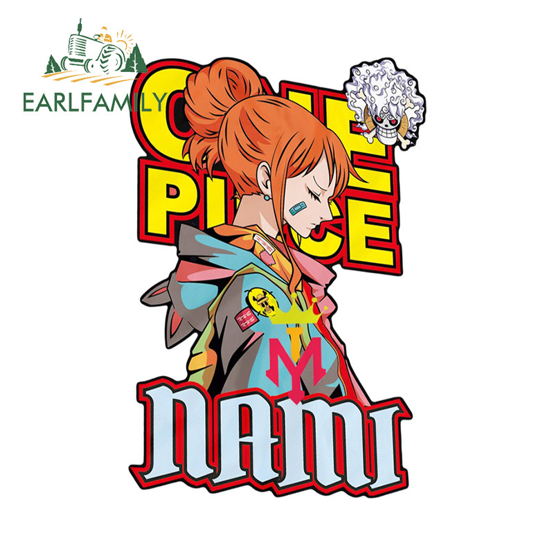 EARLFAMILY Onepiece Nami Car Stickers Computer Cooler Motorcycle ...