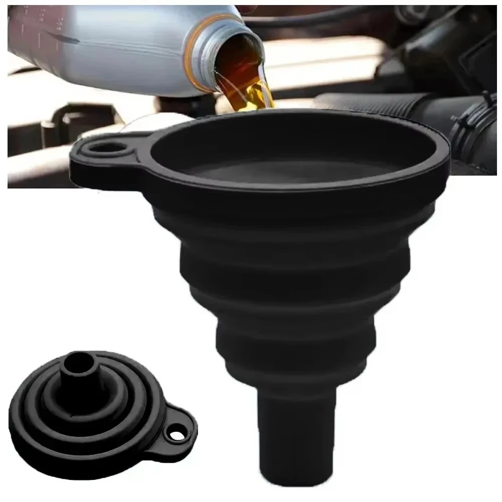 Engine Funnel Car Universal Silicone Liquid Funnel Washer Fluid Change ...