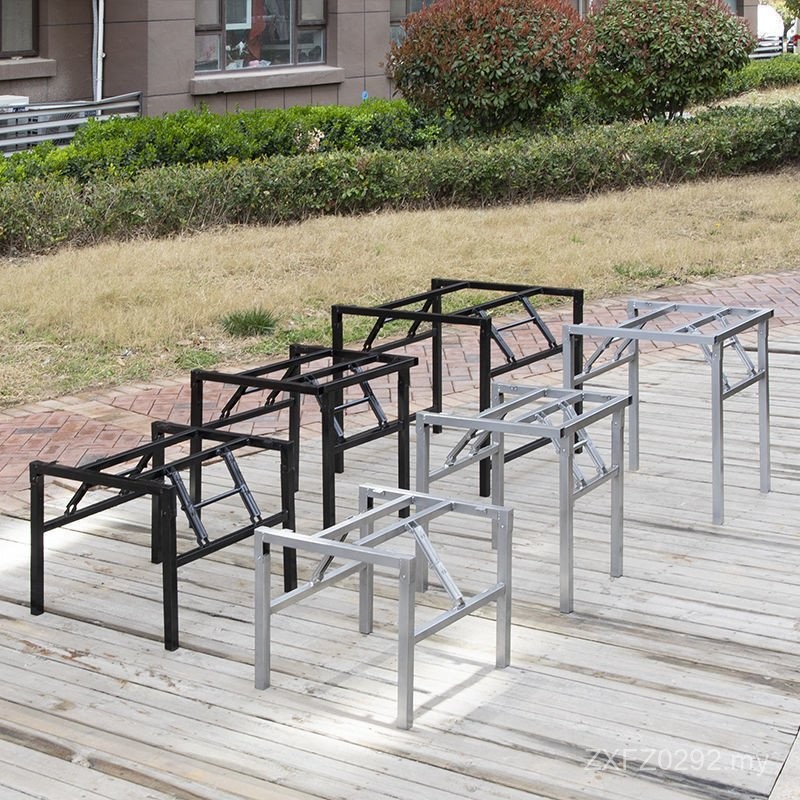 Dining Table Tripod Iron Table Leg Foldable Bracket Foldable Table Rack ...