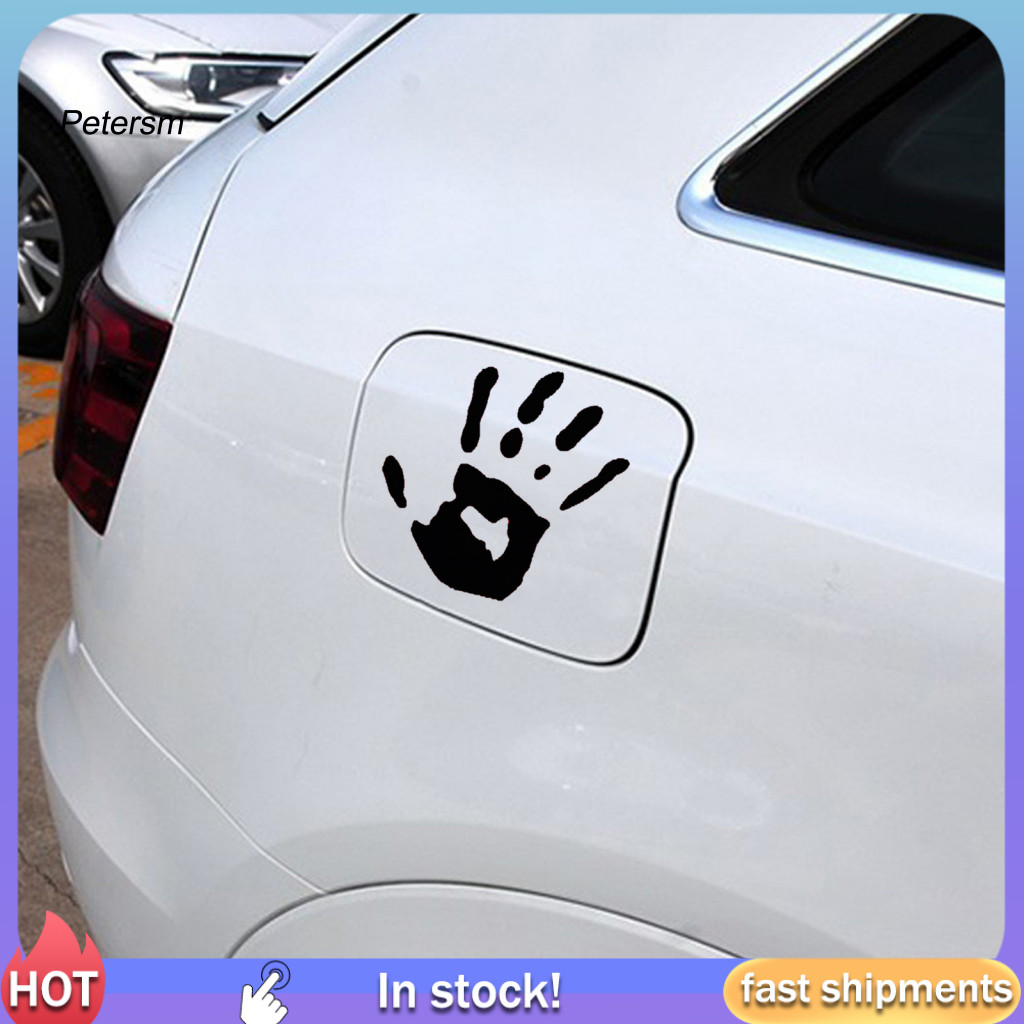 PP Self-adhesive Handprint Car Sticker Colorful Handprint Car Sticker ...