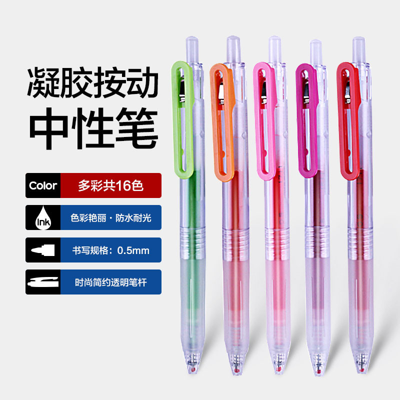 Japan Imported MUJI|Muji|Push Type Gel Ink Pen|Gel Pen|Signature Pen ...