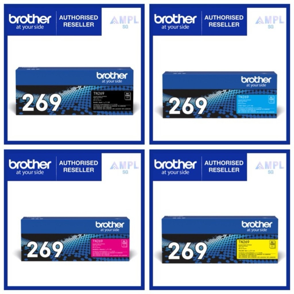 Brother TN269 TN-269 TN-269NK 269 TN269BK TN269C TN269M TN269Y ...