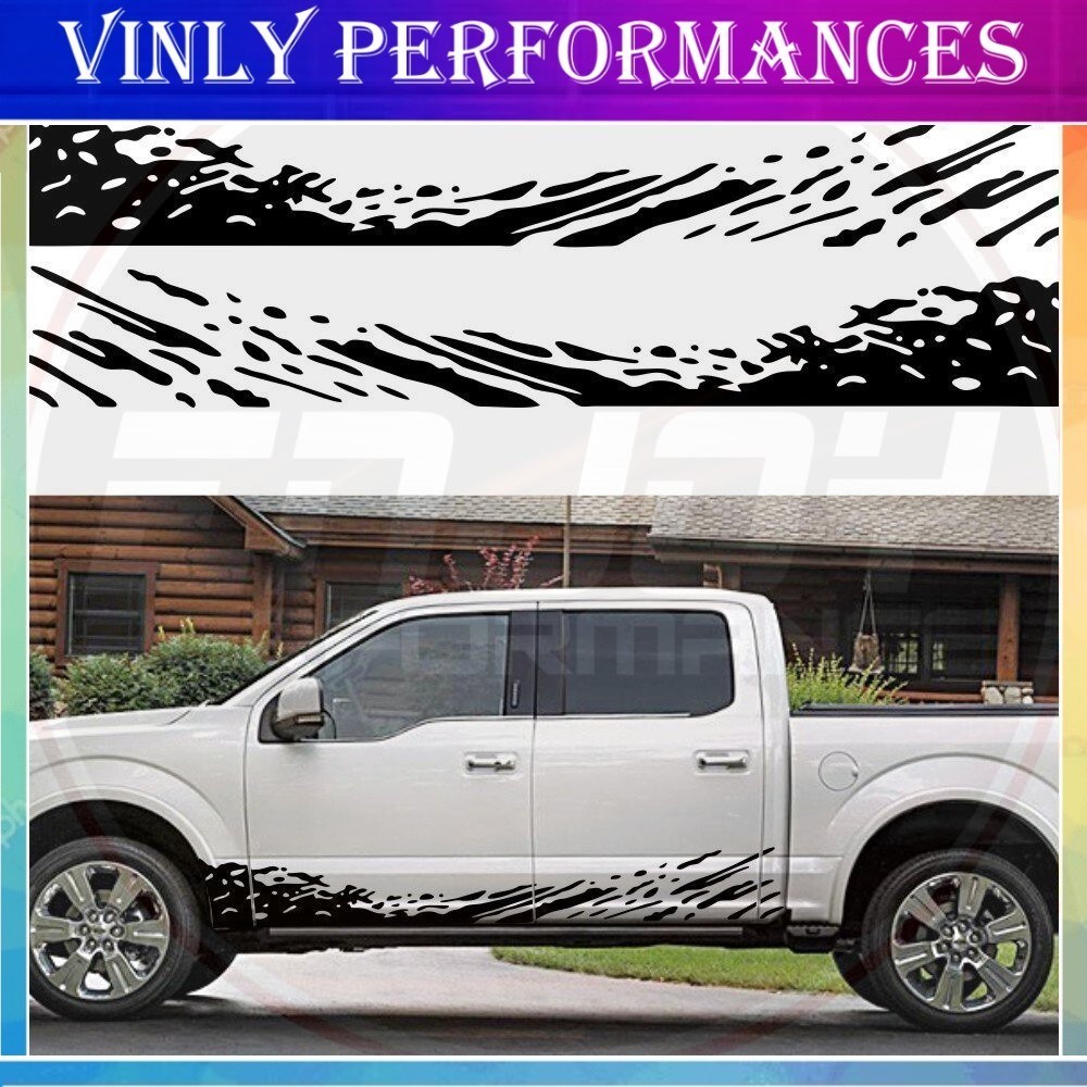Off-road vehicle sticker side skirts ford Ranger mitsubishi L200 isuzu ...