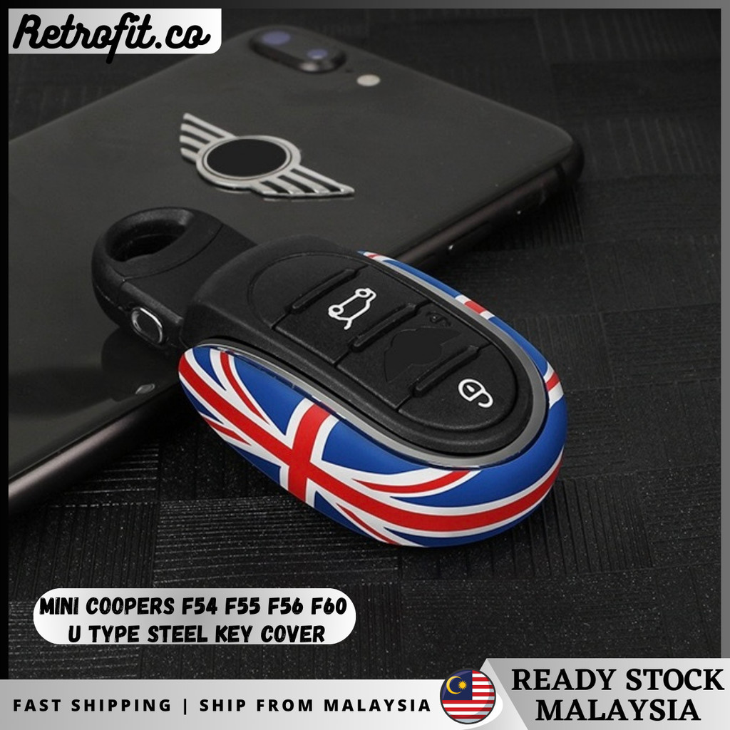 🇲🇾 MINI COOPERS "U" Type Car Key Cover Retrofit Mini Coopers Car Key ...