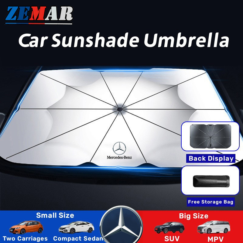 Mercedes Benz Car Sunshade Umbrella Car Sun Visor UV protection Car ...