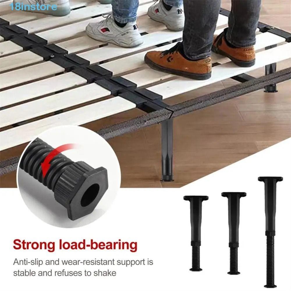 INSTORE Bed Beam Support Leg, Heightening Adjustable Bed Beam Support ...