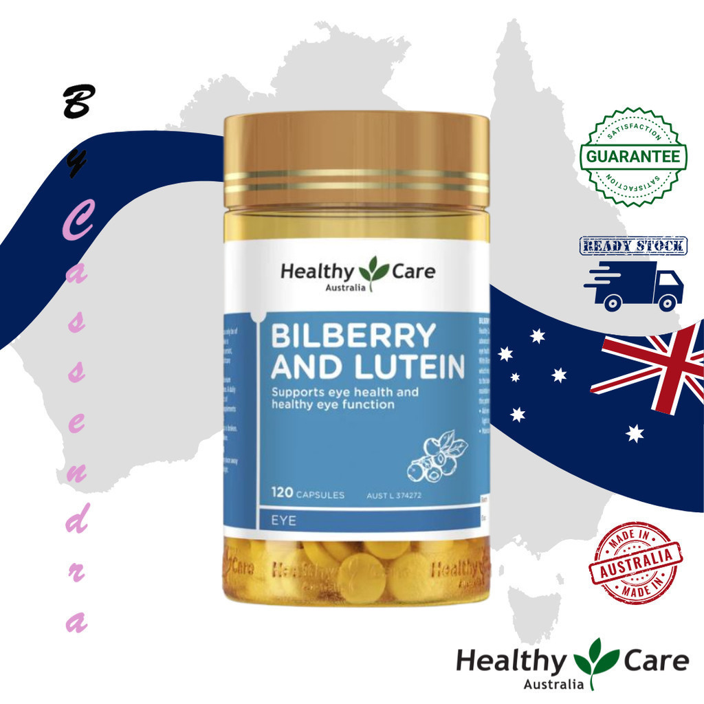 HEALTHY CARE Bilberry & Lutein (120 Capsules) | Shopee Malaysia