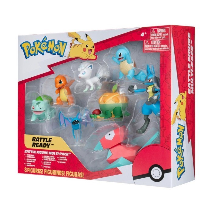 Pokemon Battle Figure Multi Pack LUCARIO PORYGON APPLETUN ALOLAN VULPIX ...
